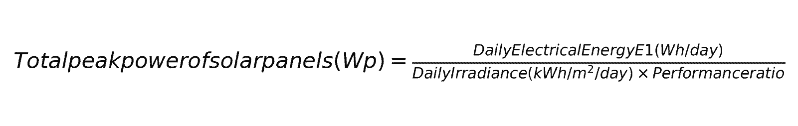 Optimizing Solar Water Pump Systems: Calculating Total Peak Power of ...